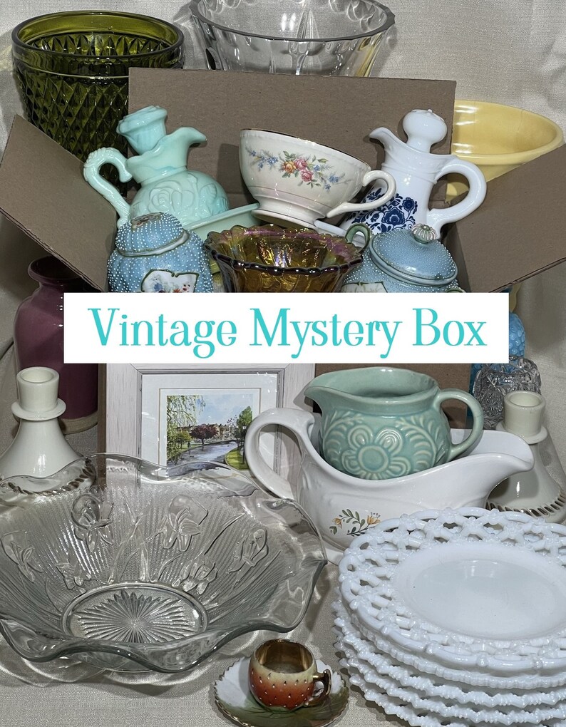 Deluxe Vintage Mystery Box - Etsy