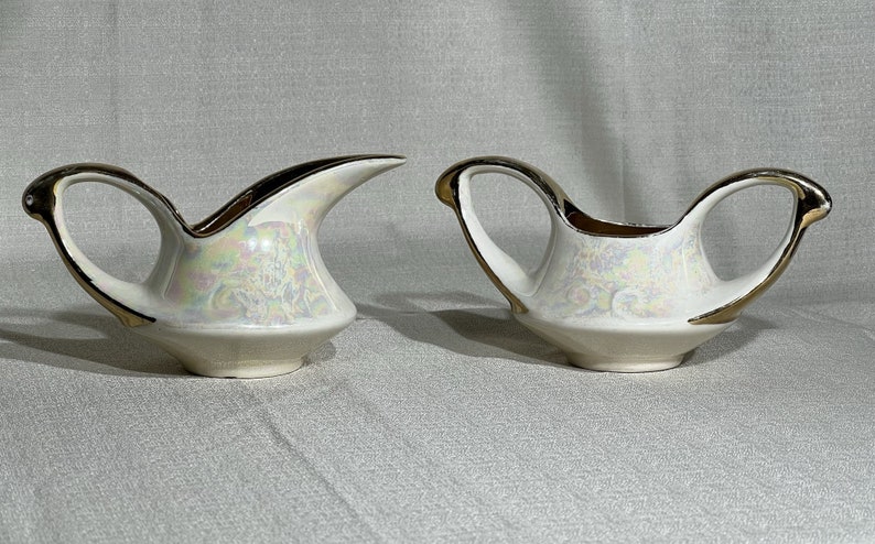 Pearl China Co. Hand Decorated 22kt Gold Lusterware Creamer - Etsy