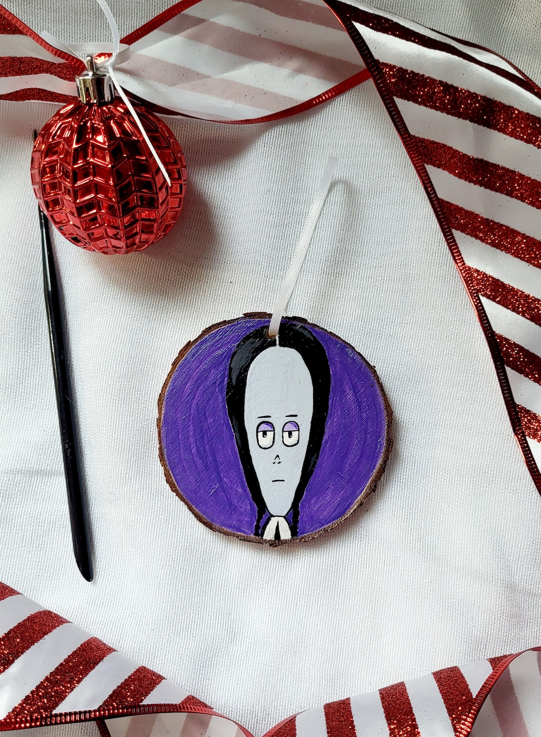 Wednesday Addams Ornament - Etsy