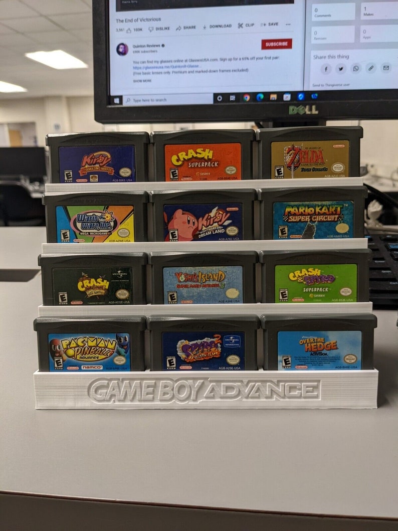 Gameboy Advance Display Stand Cartridge Advance Boy Nintendo - Etsy