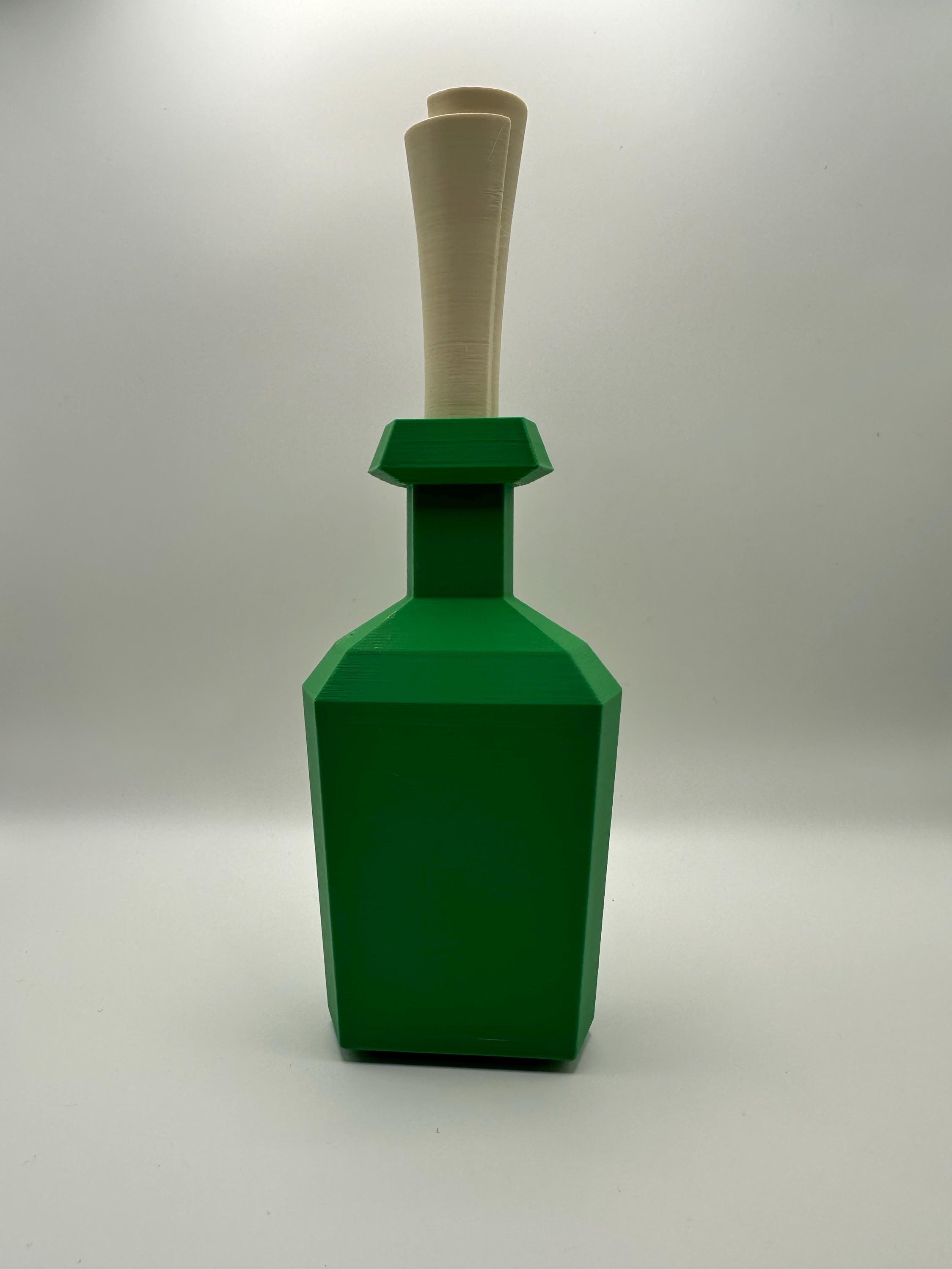 Sly Cooper Clue Bottle Replica 3D Printed Prop Collectible Fan Art Gift ...