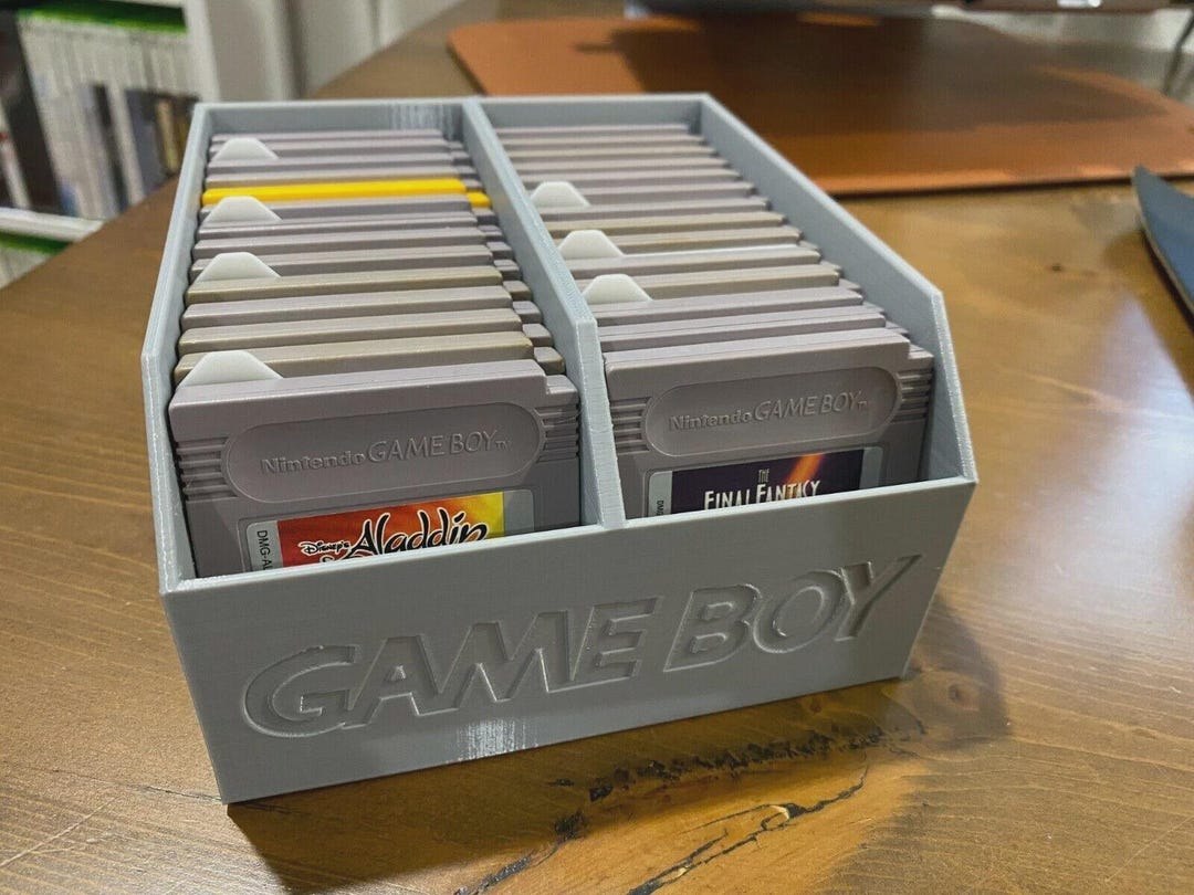 Game Boy Color Cartridge Holder: Retro Gamer Storage Tray - Etsy