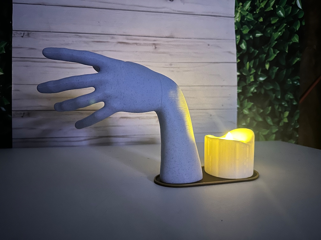 Talk to Me Movie Prop Hand: 3D Printed Mannequin With Tea Light - Etsy