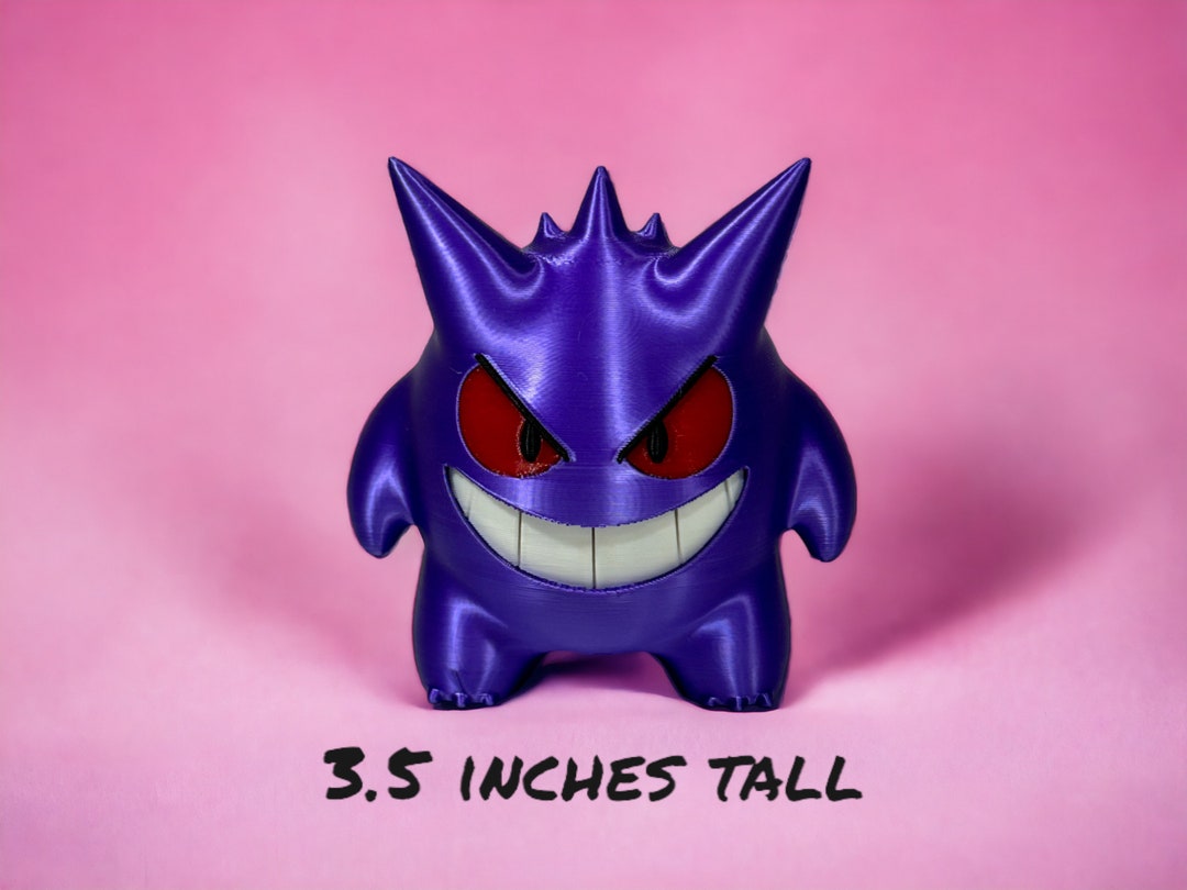 Gengar Figure 3D Printed Gengar Gift for Gamers Pokemon Gift - Etsy