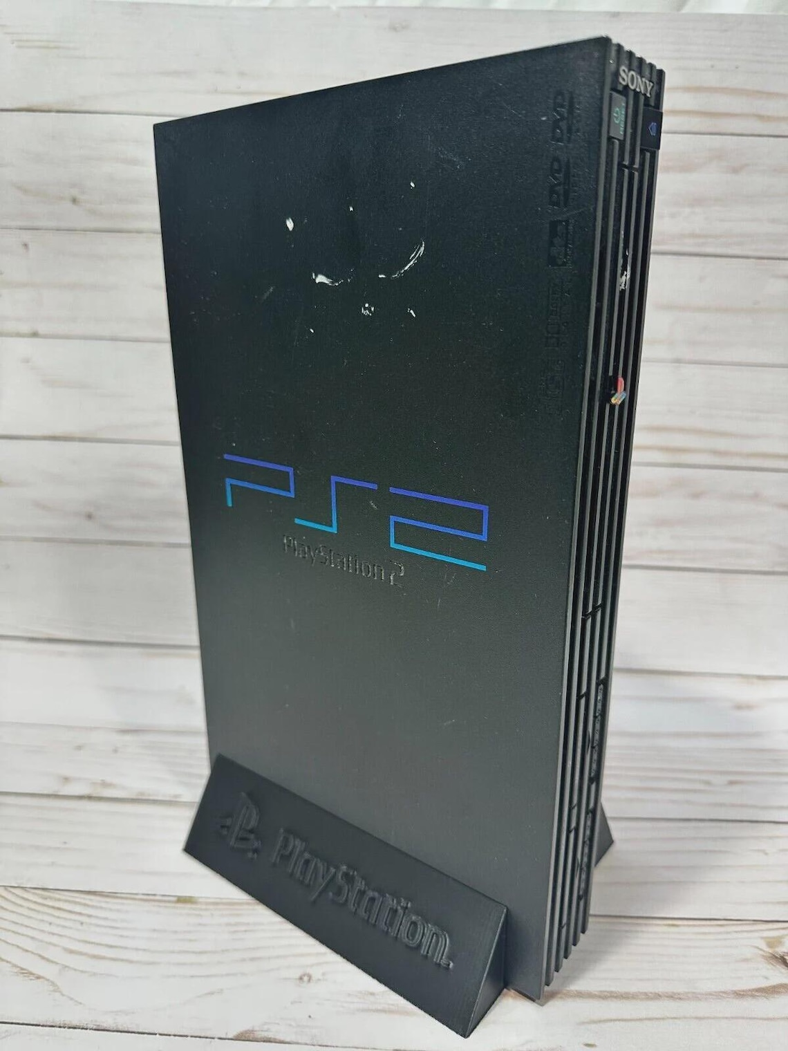 PS2 Fat Vertical Stand: 3D Printed Console Display Stand (multicolor ...