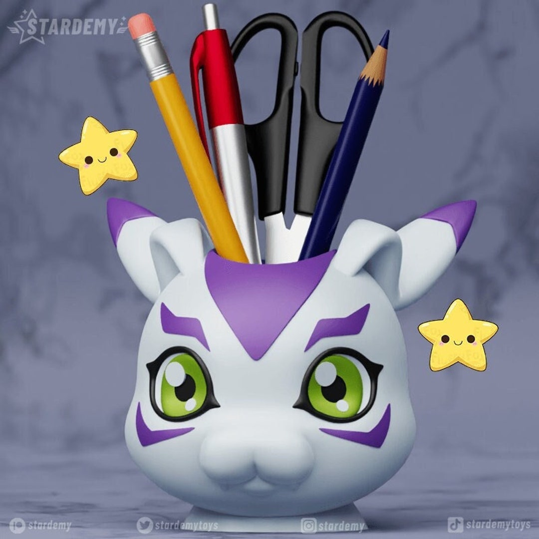 Gomamon Planter Digimon Paint Project Gift for Him Succulent Planter ...
