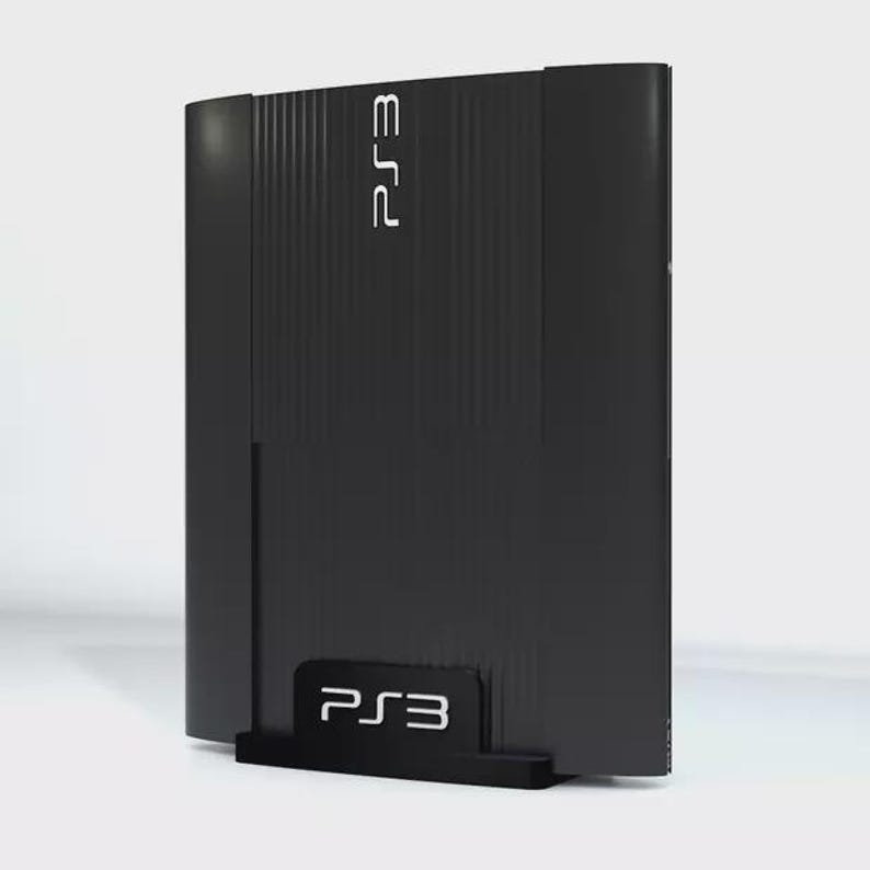 3D Printed PS3 Super Slim Vertical Stand: Space-saving Console Mount - Etsy