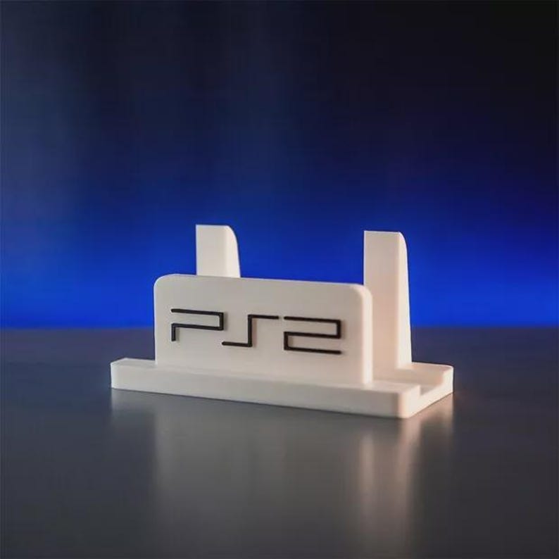 3D Printed PS2 Slim Vertical Stand: Space-saving Console Mount - Etsy