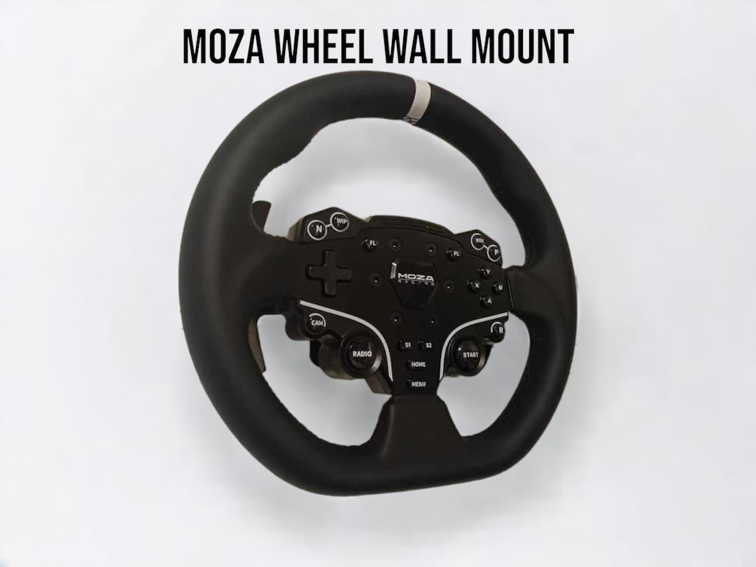 Moza Wheel Wall Mount for Moza ES Wheel - Wall Mount for Moza Wheel - Etsy