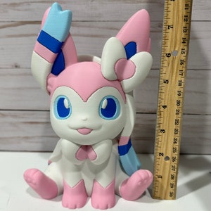 Sylveon Figure 3D Printed Sylveon Gift for Gamers Pokemon Gift ...