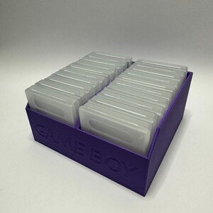 Game Boy Color Cartridge Holder: Retro Gamer Storage Tray (fits With ...