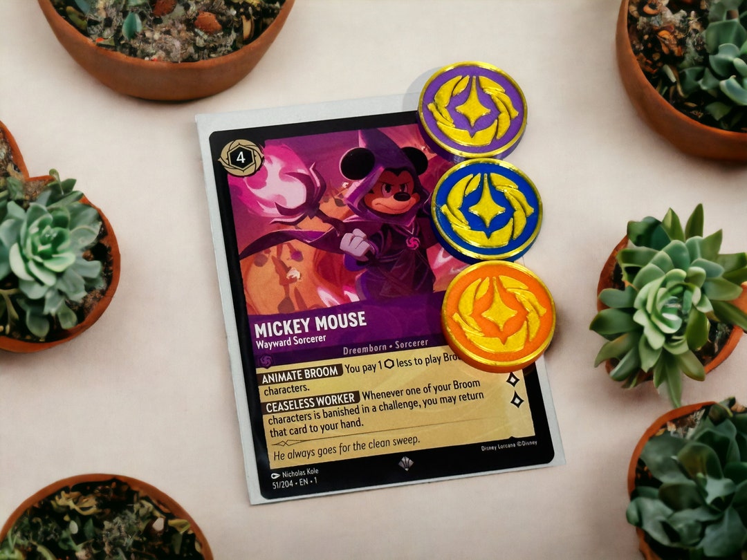 Lorcana TCG Damage Counters: Indicator Tokens for Gamers - Etsy