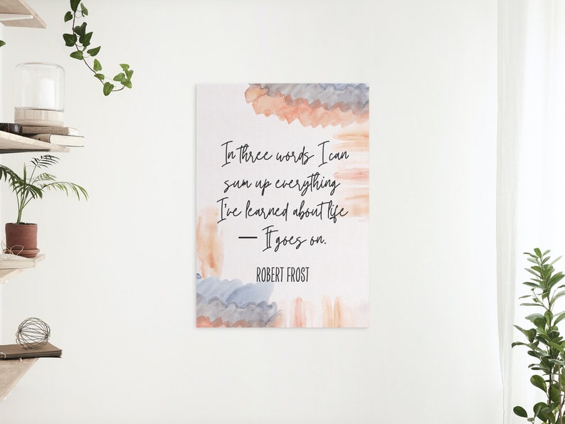 Robert Frost Printable Digital Download Inspirational in - Etsy