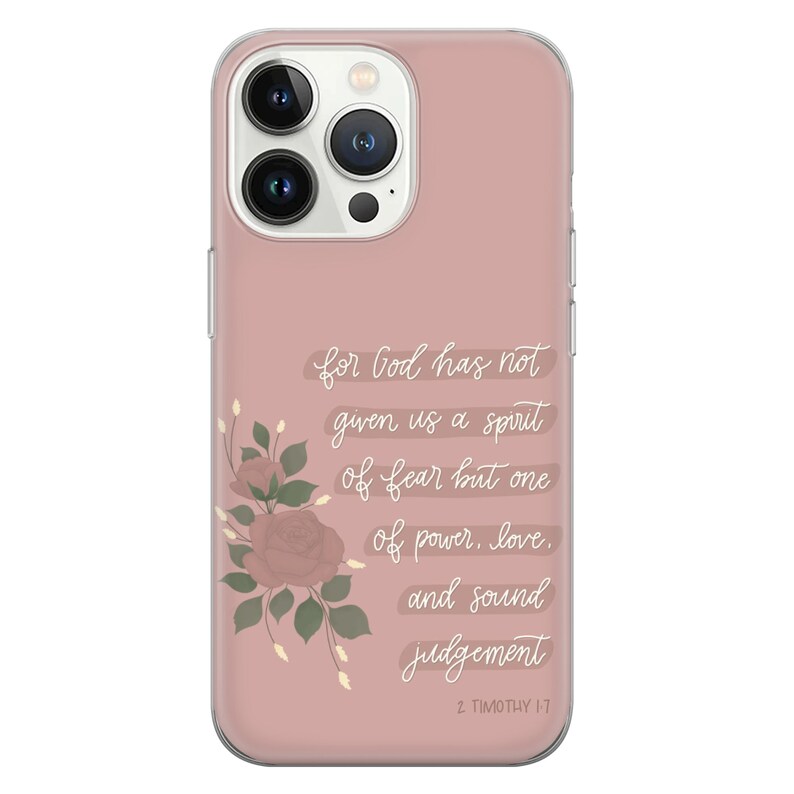 Bible Verses Phone Case Christianity Cover For Iphone 15 14 13 12