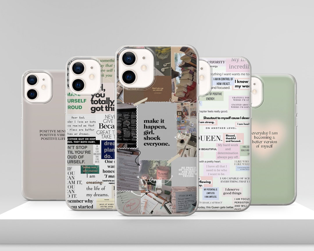 Positive Affirmation Phone Case Motivation Quotes Cover for iPhone 17 ...