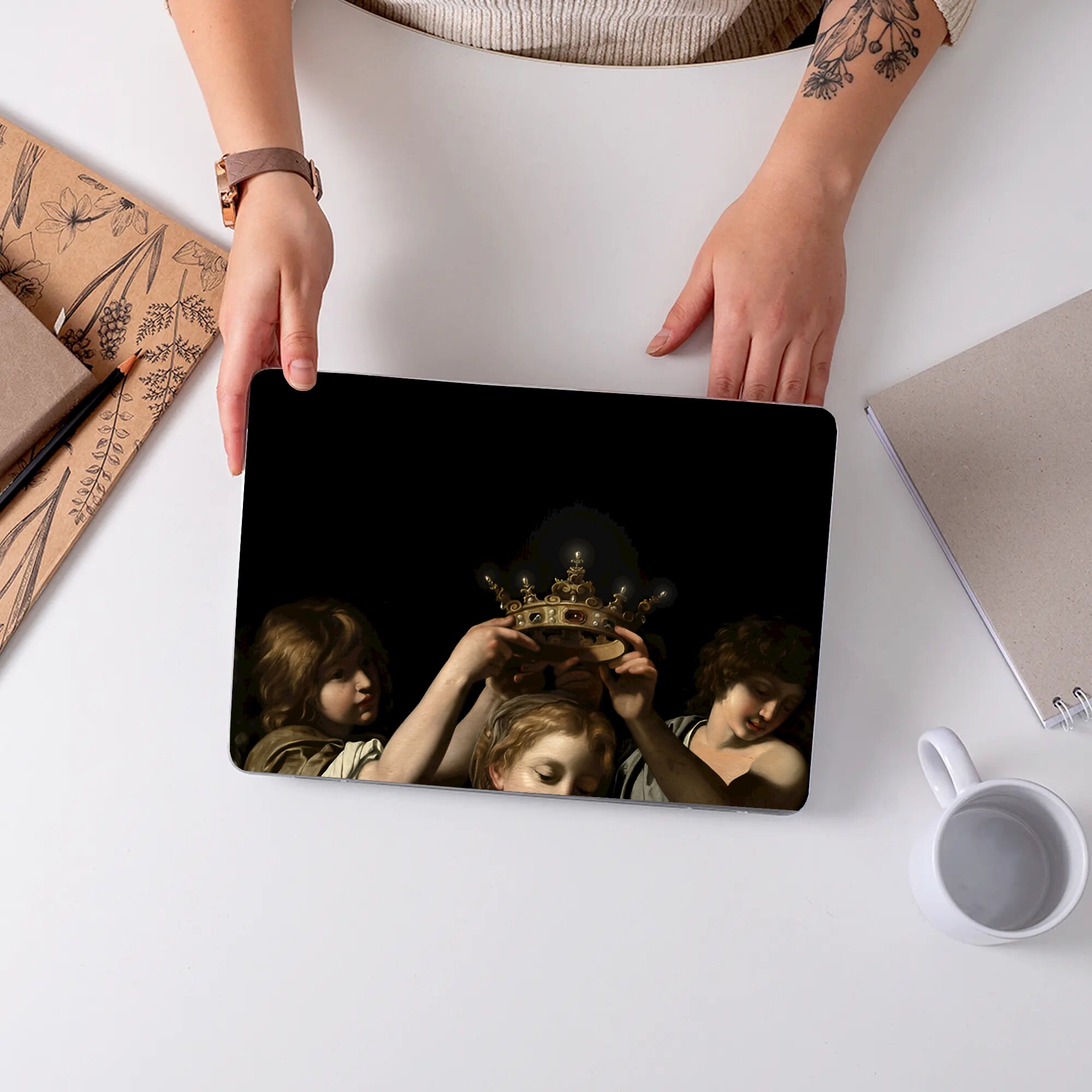Renaissance Baraque MacBook Case the Creation of Adam Laptop Cover ...
