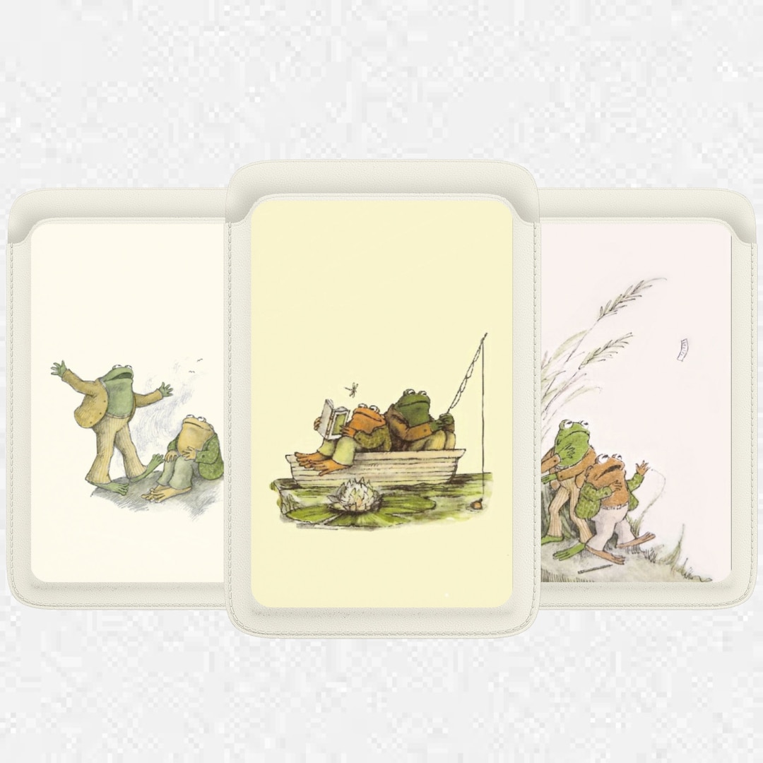 Aesthetic Frog and Toad Magsafe Wallet, Magnetic Green Nature Core ...