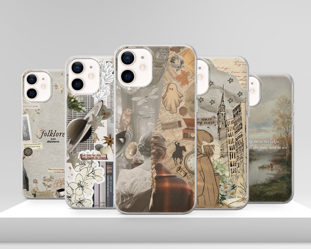 Taylor Folklore Phone Case Swiftie Lyrics Cover for iPhone 15 14 13 12 ...