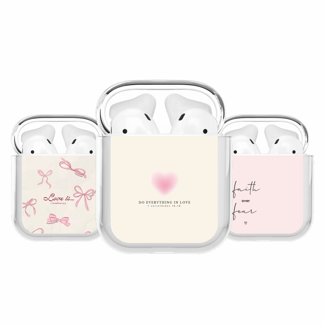 Bible Christian Romans Design Earbuds Case Coquette Psalm Protective ...