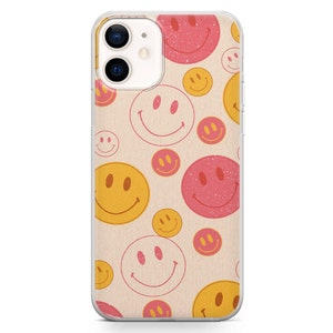 Vintage Smiley Phone Case | Preppy Summer Vibes Cover for iPhone 17 Pro ...