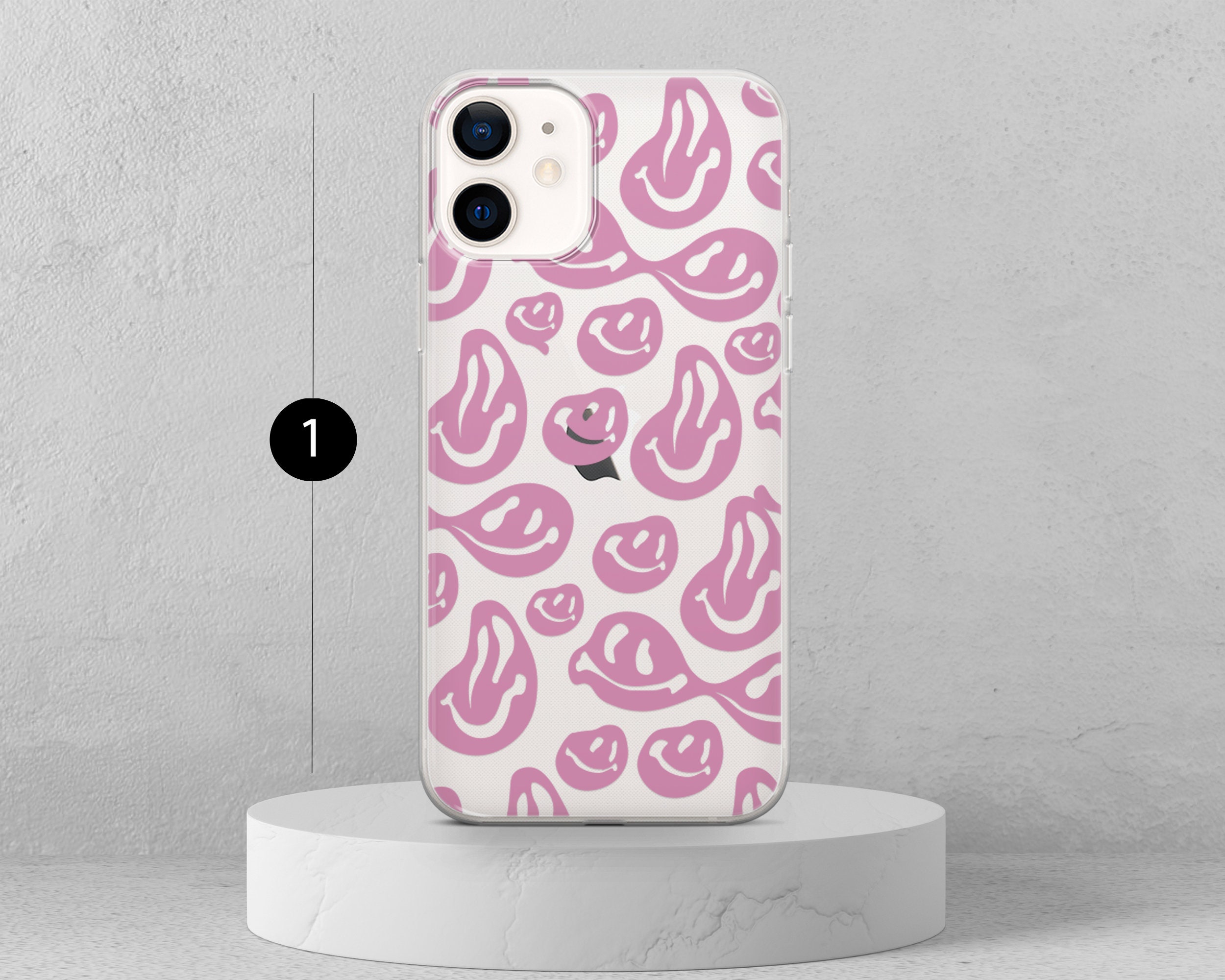 Colorful Smiley Face Phone Case Pattern Preppy Cover for - Etsy