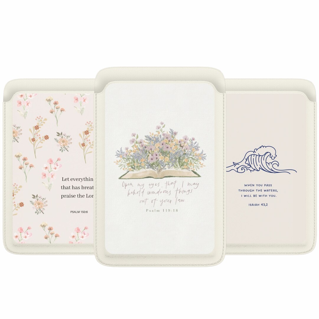 Psalm Scripture Magsafe Wallet, Magnetic Leather Isaiah Water Card ...