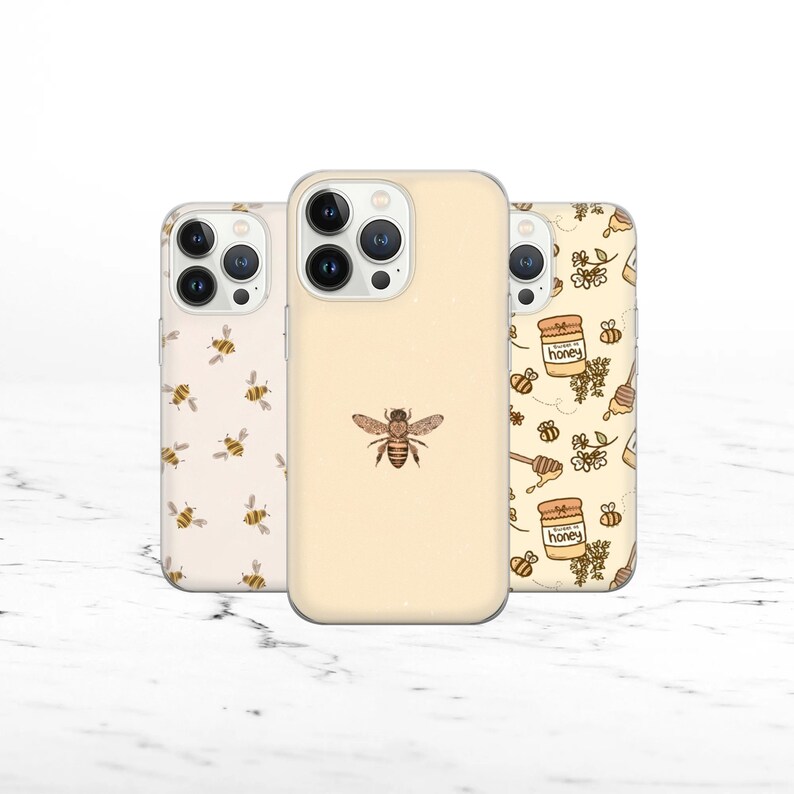Honeybee Phone Case Bumblebee Insect Cover for iPhone 15 14 13 12 Pro ...