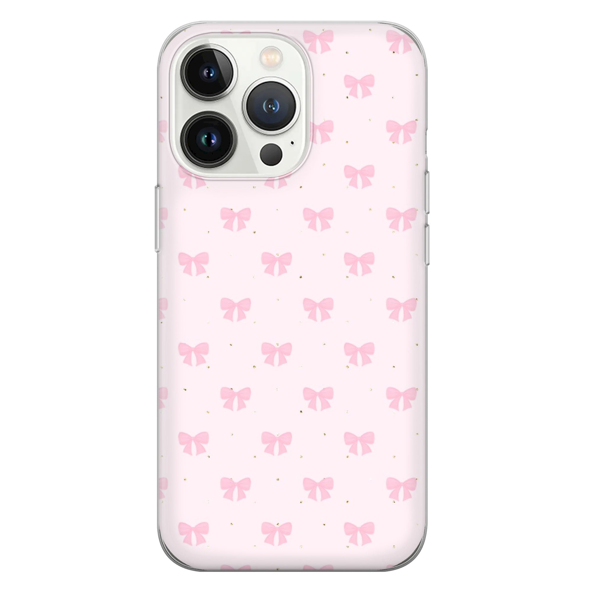 Preppy Bow Phone Case Cute Cherry Ribbon Minimalist Cover Preppy Bow Phone Case Cute Cherry Ribbon Minimalist Cover