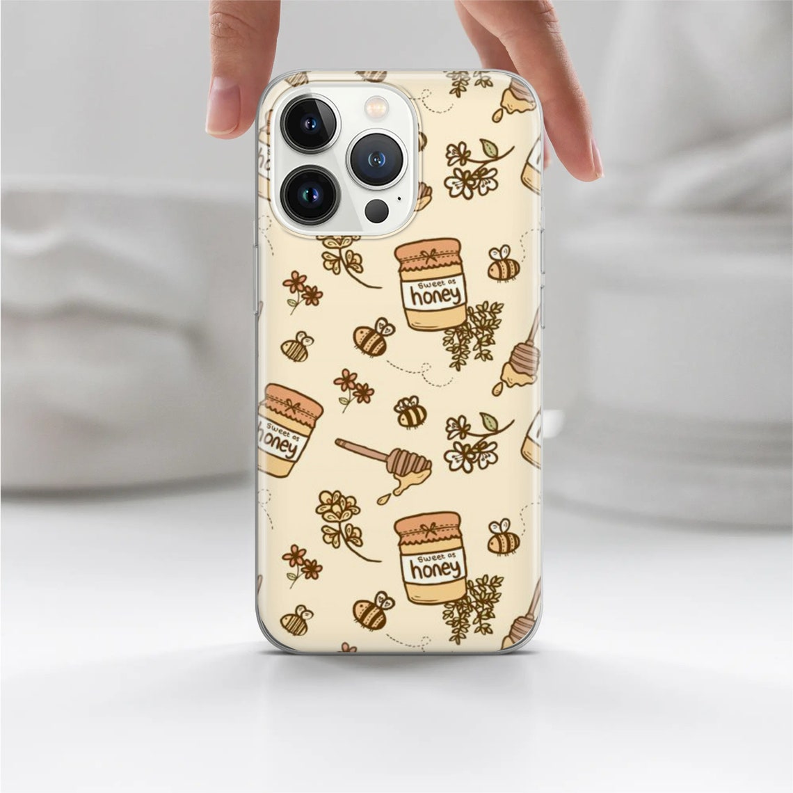 Honeybee Phone Case Bumblebee Insect Cover for iPhone 15 14 13 12 Pro ...