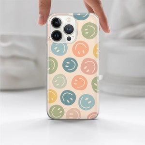 Vintage Smiley Phone Case | Preppy Summer Vibes Cover for iPhone 17 Pro ...