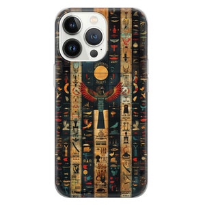 Ancient Egypt Cleopatra Phone Case Hieroglyphics Cover for iPhone 17 ...