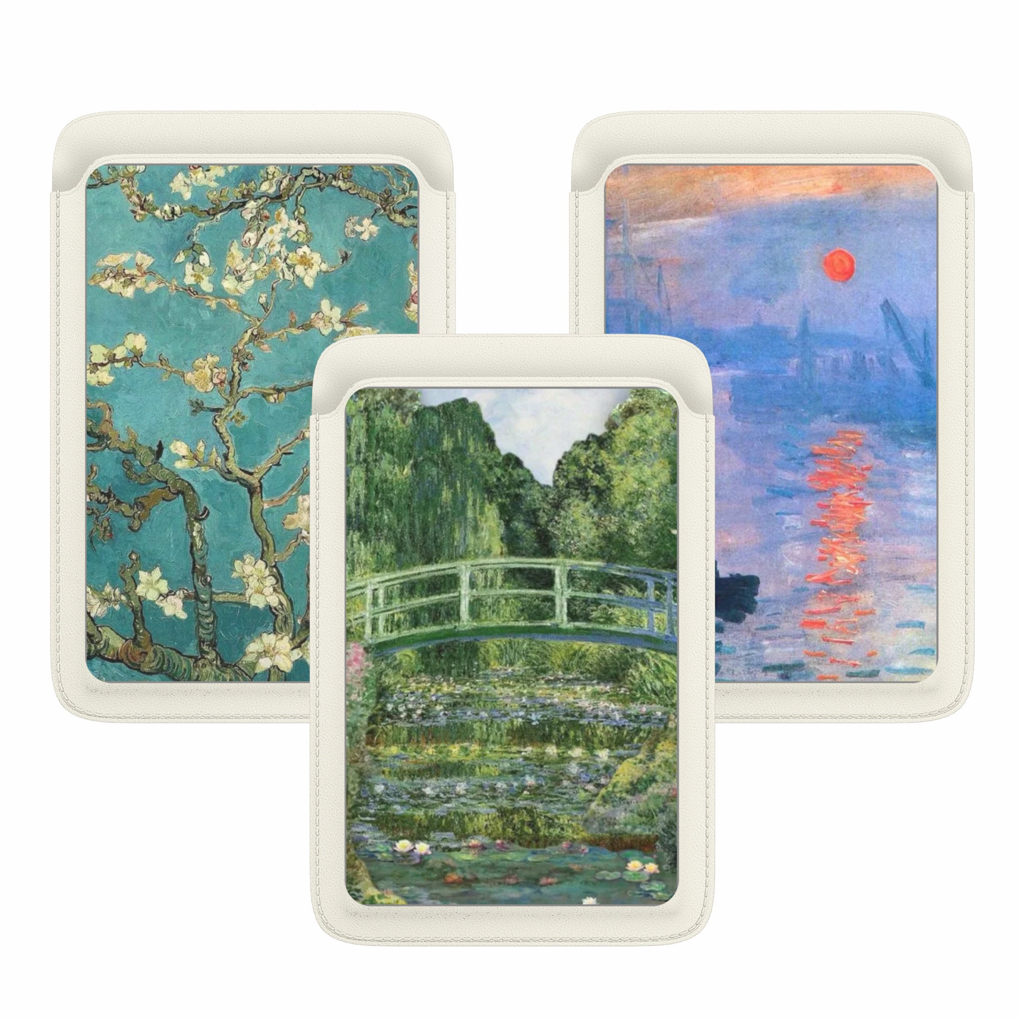 Claude Monet Painting Magsafe Wallet, Magnetic Impressionism Wallet ...