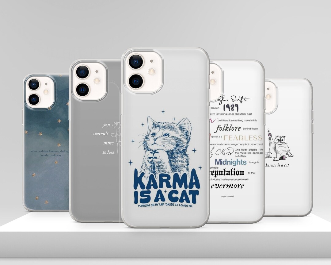 Taylor Lyrics Phone Case Folklore Cover for iPhone 15 14 13 12, Samsung ...
