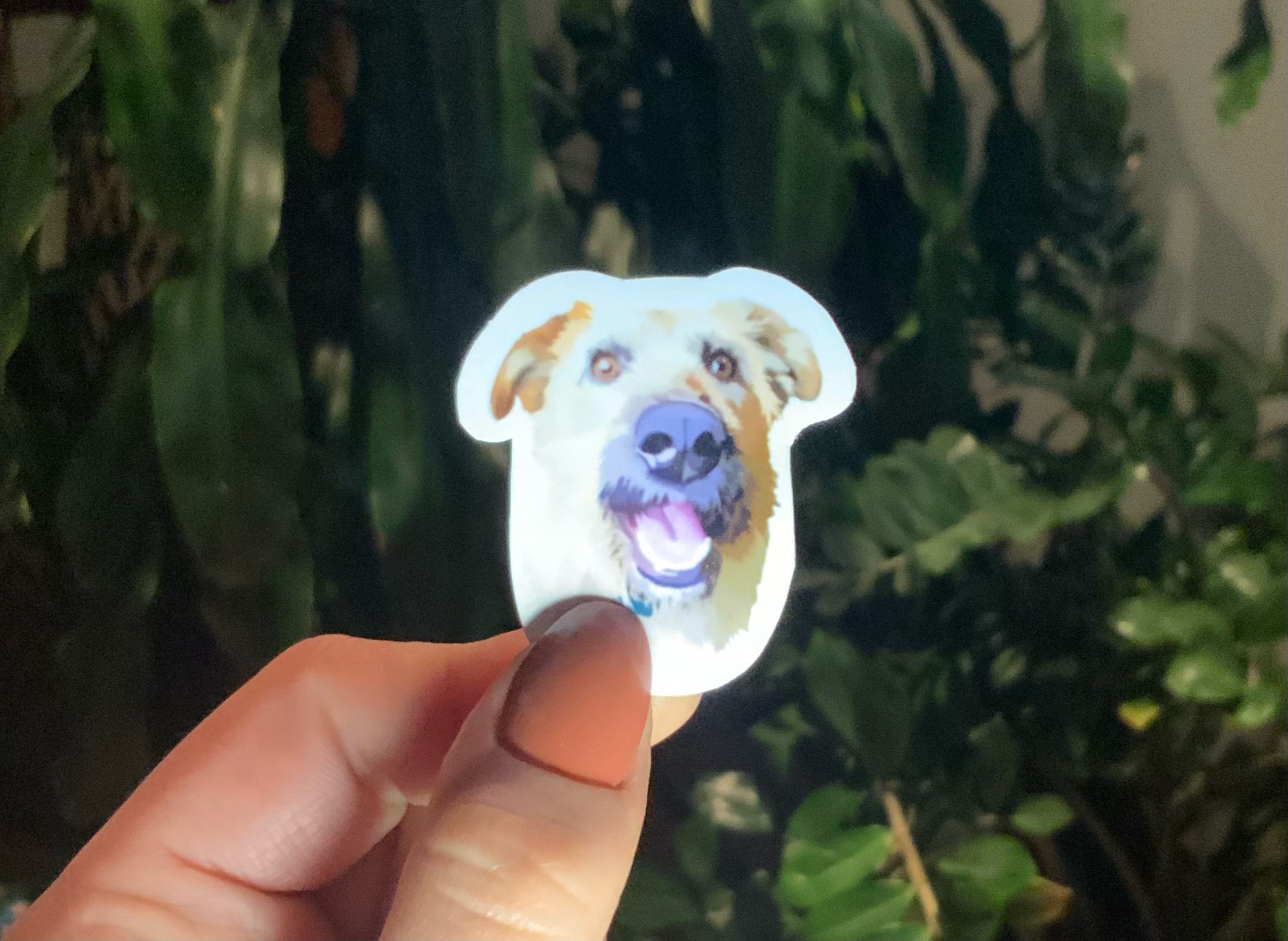 Personalized Pet Portrait Sticker Sheets Hand-painted Pet - Etsy