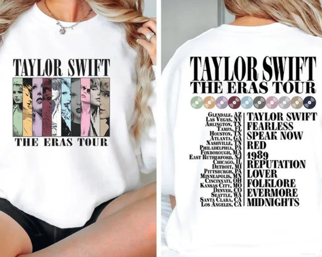 Taylor Swift Eras Tour Concert T-shirt - Etsy
