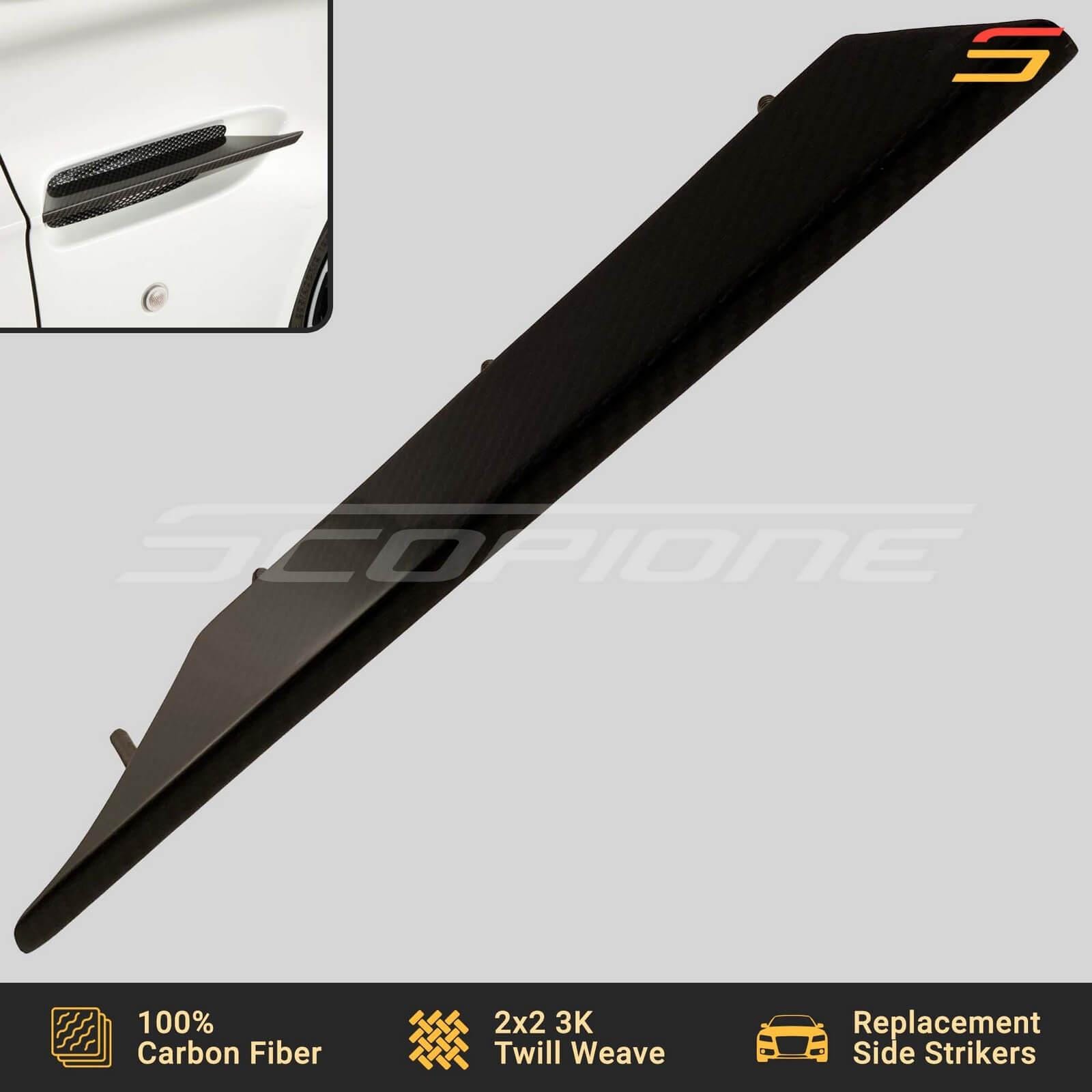 Scopione Carbon Fiber Front Fender Side Strakes Vents for Aston Martin ...