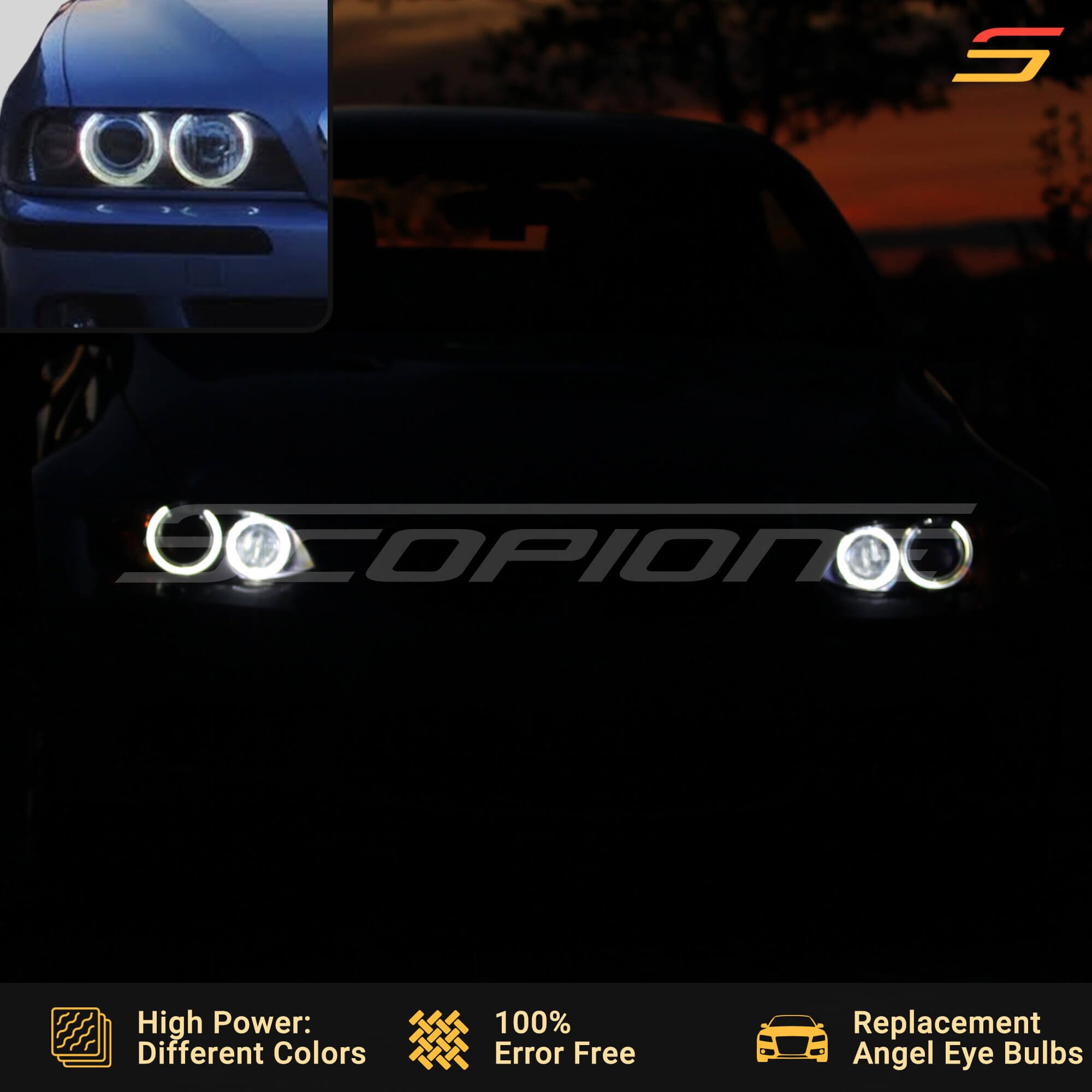 E39 angel eye bulb store