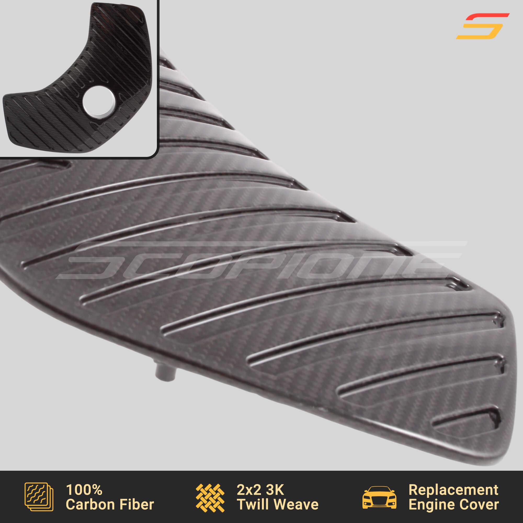 Scopione Carbon Fiber Engine Coolant Tank Top Cover for Mclaren MP4-12C ...