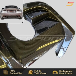 Scopione Carbon Fiber Rear Bumper Diffuser for Aston Martin 08-12 DBS ...