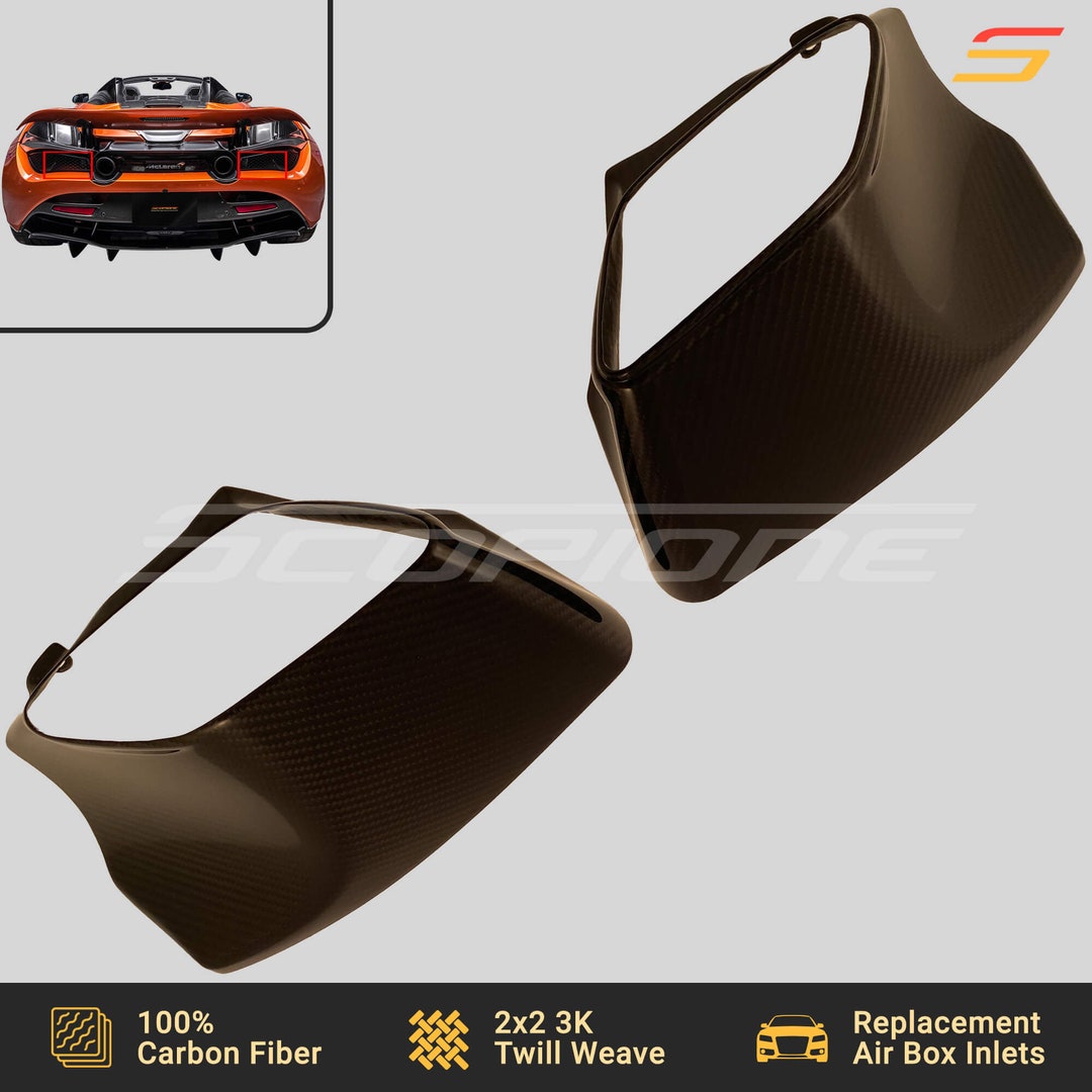 Scopione Carbon Fiber Engine Air Box Inlet Intake Boxes for Mclaren ...