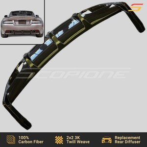 Scopione Carbon Fiber Rear Bumper Diffuser for Aston Martin 08-12 DBS ...