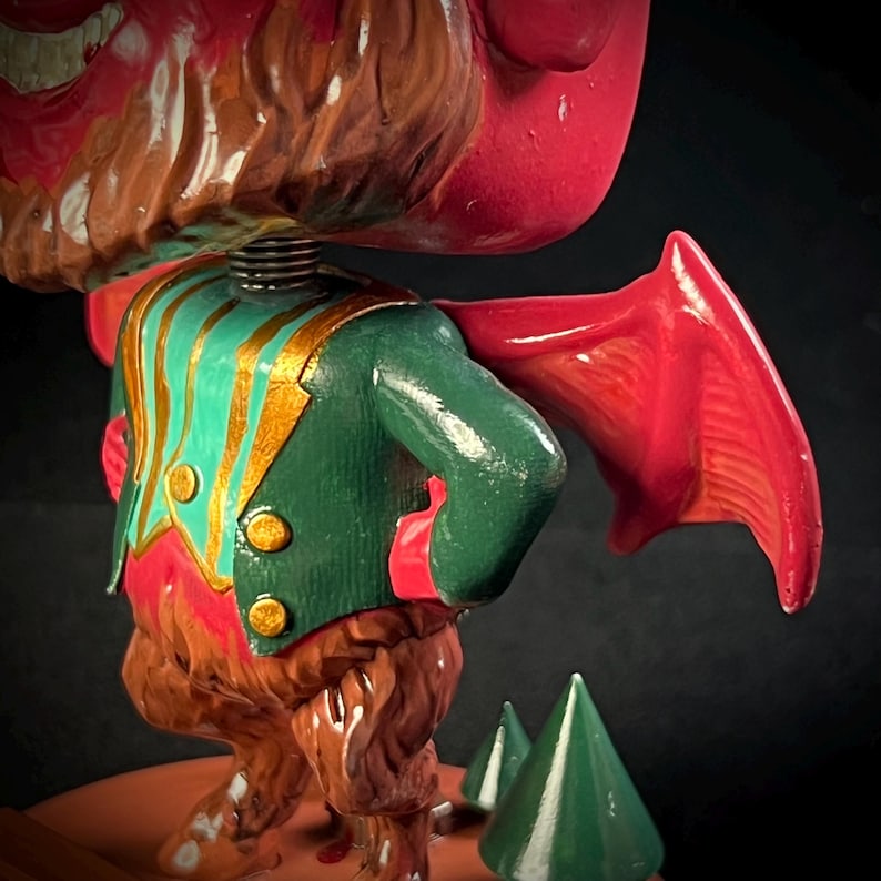 Bobblehead Jersey Devil. Creepy Desk Decoration. Holiday Fun Toy Bobble ...