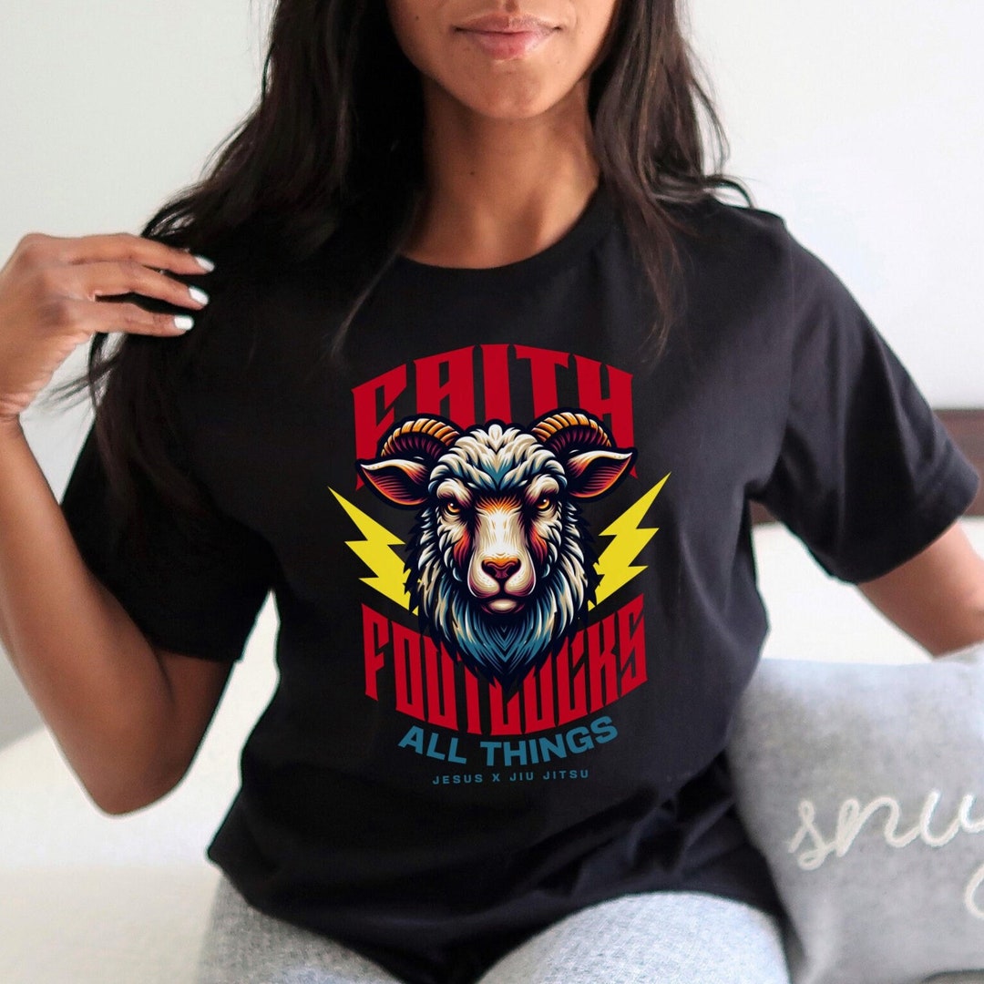 Christian Jiu Jitsu Shirt | Faith Jesus Tshirt | Lamb of God Shirt ...