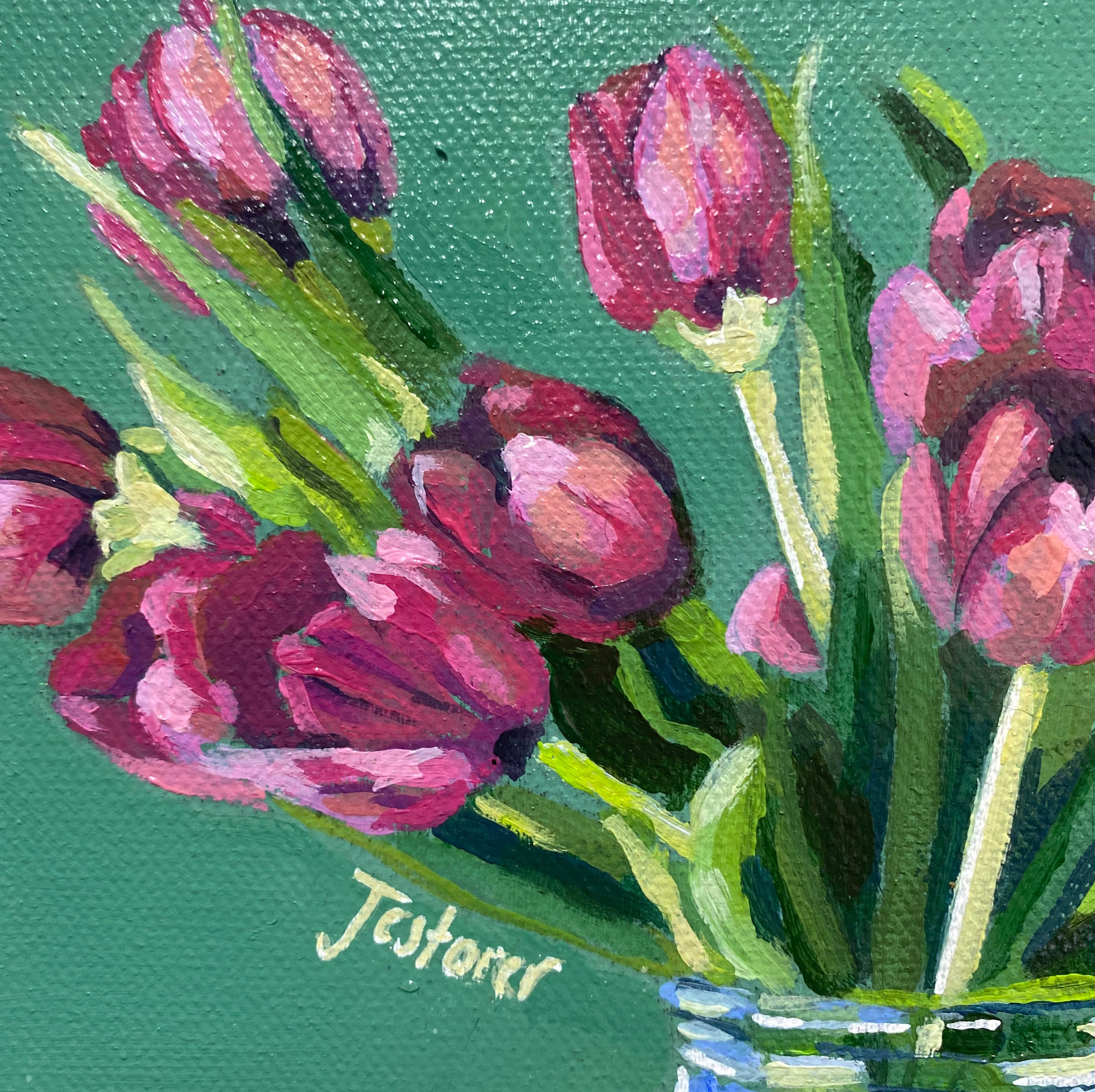 Tulip Painting - Etsy