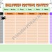 Halloween Costume Contest Scorecard/ Scoresheet L Editable - Etsy