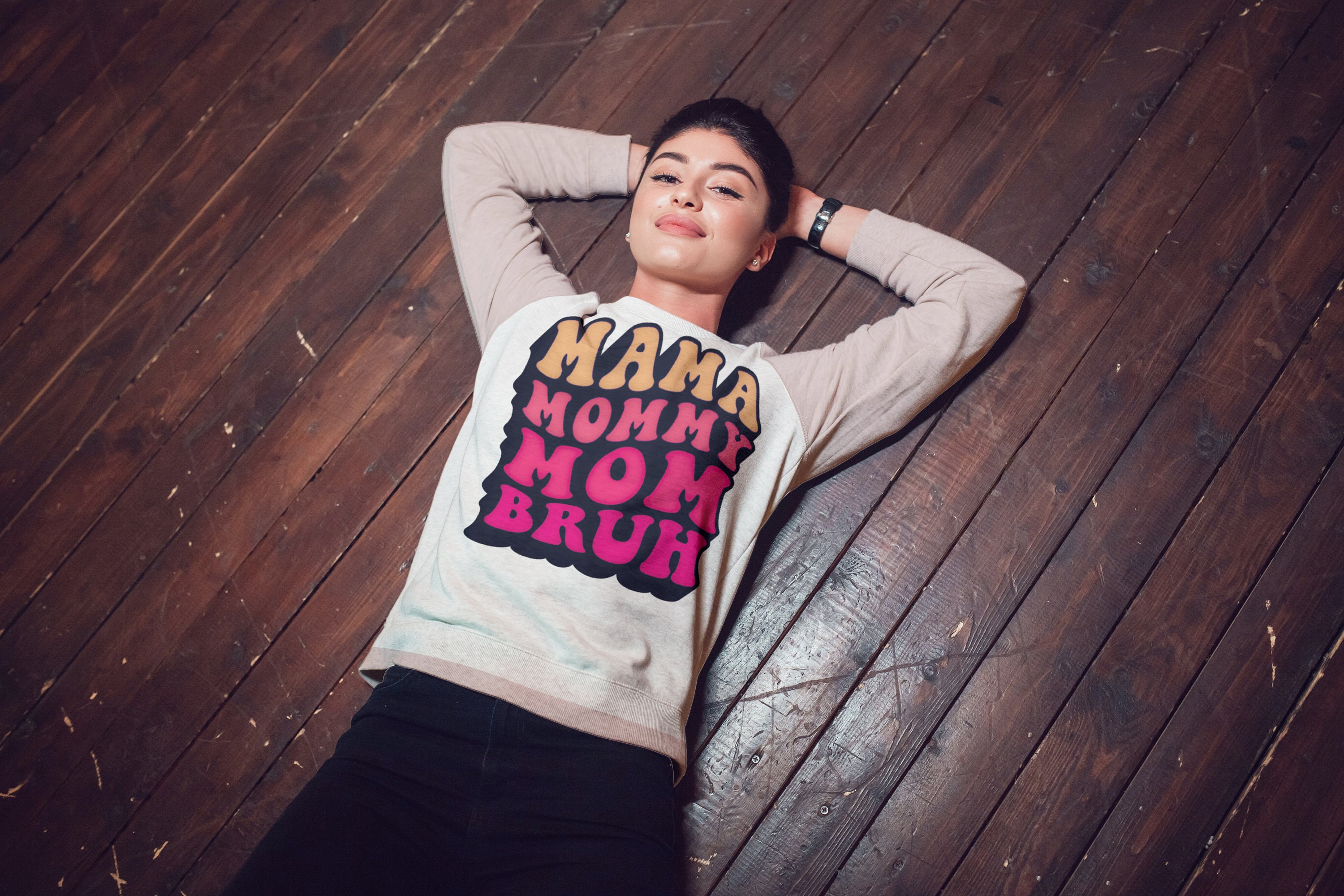 Pink Mama Mommy Mom Bruh Png - Etsy