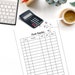 Check Register Printable Bujo Insert Productivity Planner - Etsy