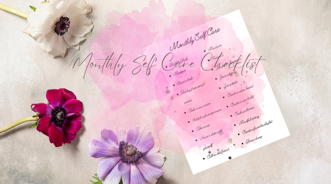 Self Care Checklist Canva Template Editable Self Care List - Etsy Self Care Checklist Canva Template Editable Self Care List - Etsy
