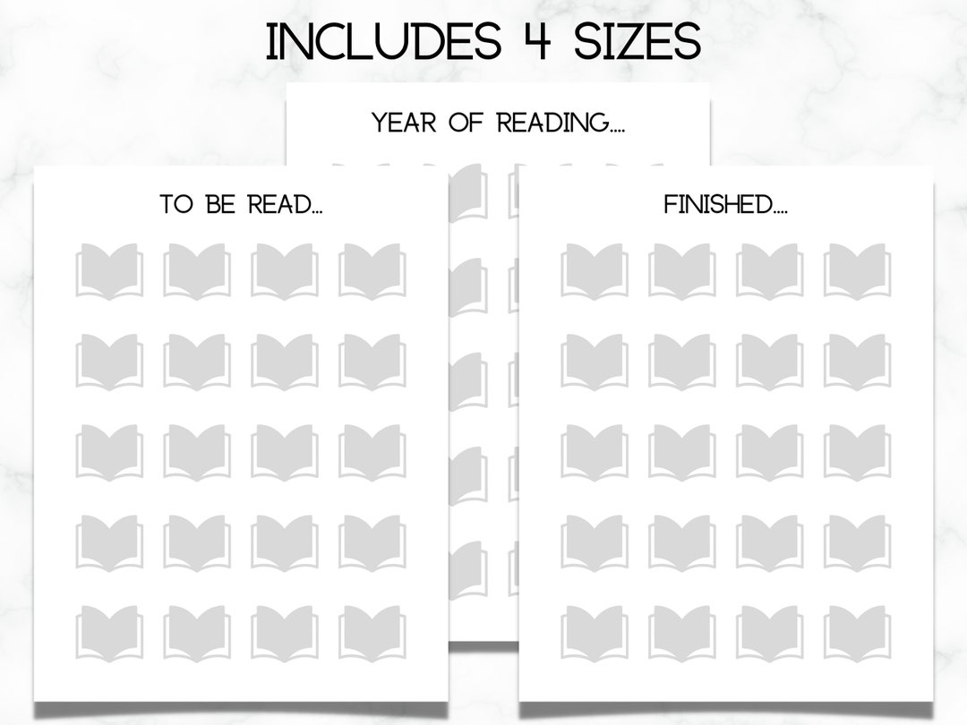Book Tracker Printable Book Planner Reading Log to Be Read List Reading ...