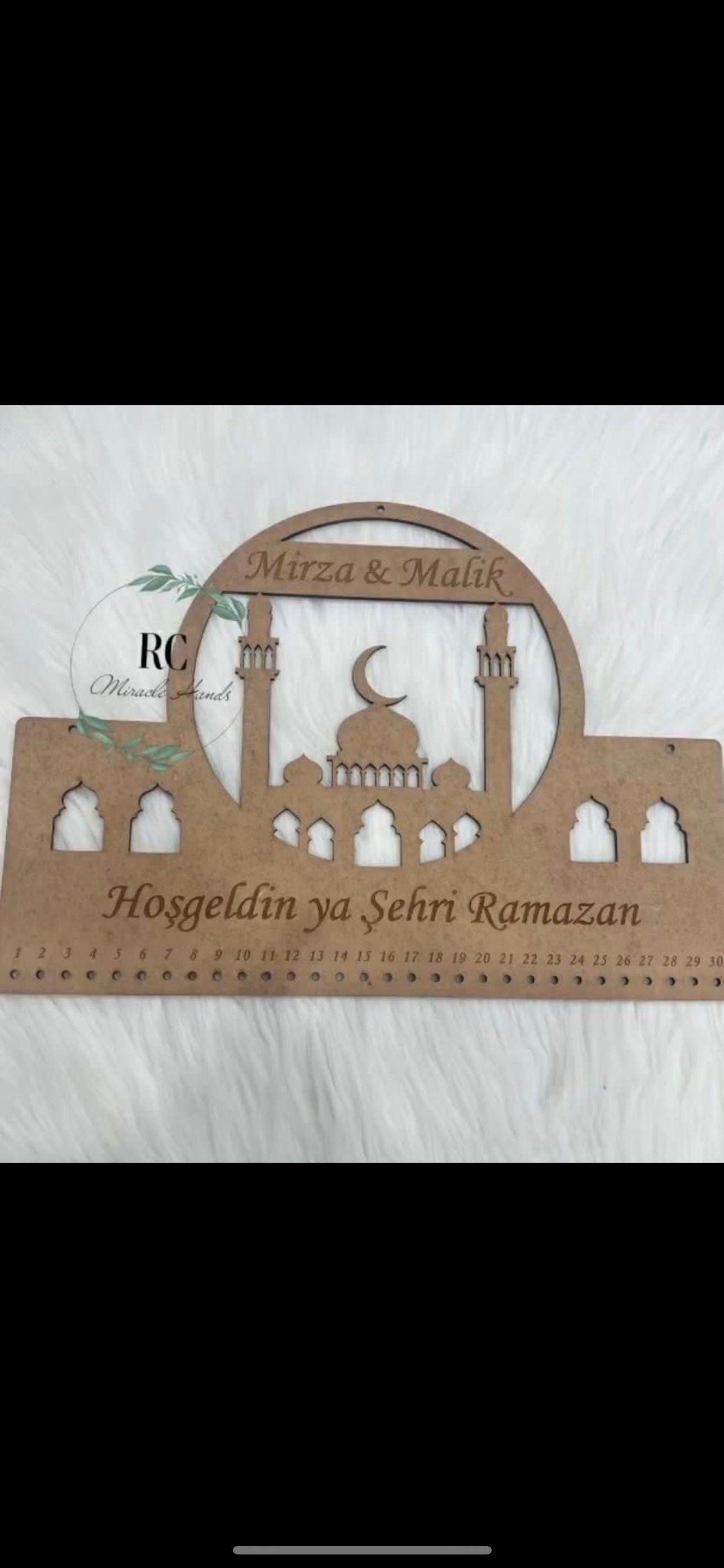 Ramadan Calendar, Personalized Ramadan Calendar,ramazan Calendar,kids ...